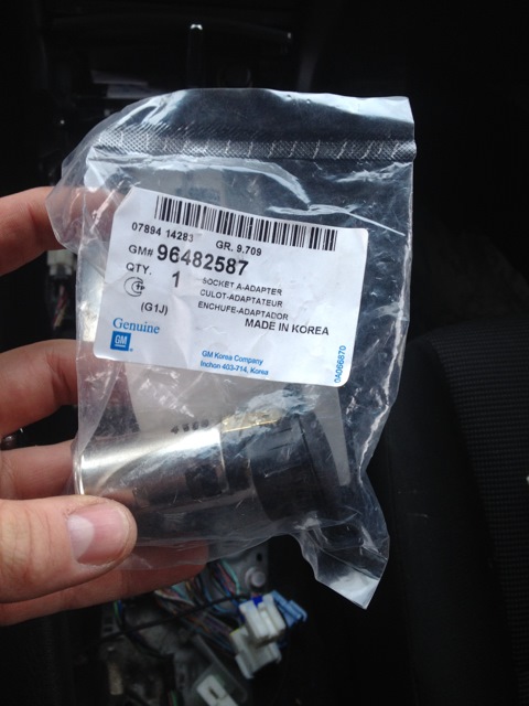 96482587 Гнездо прикуривателя Chevrolet Lacetti GM | Запчасти на DRIVE2