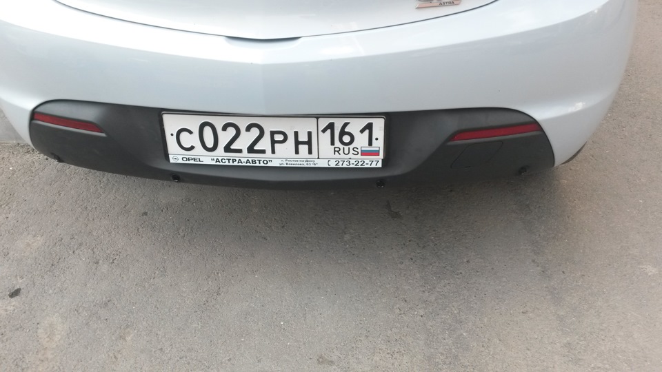 Как бы штатные парктроники — Opel Astra J GTC, 1,8 л, 2012 года ...