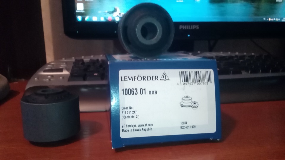 замена задних салейнблоков — Audi 80 (B3), 1,8 л, 1988 года | своими ...