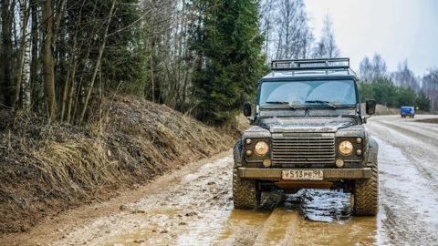 Land Rover Defender (L315/L316) 2.5 дизельный 2005 | Darth Vader на DRIVE2