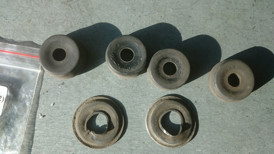 Замена втулок задних аммортов — Toyota Hilux Surf (3G), 3 л, 1998 года ...