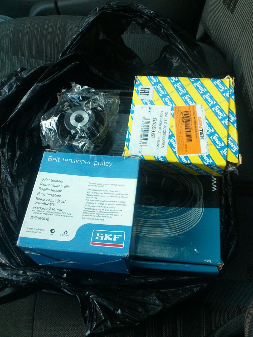 GA35967 Ролик натяжной/обводной NTN-SNR | Запчасти на DRIVE2