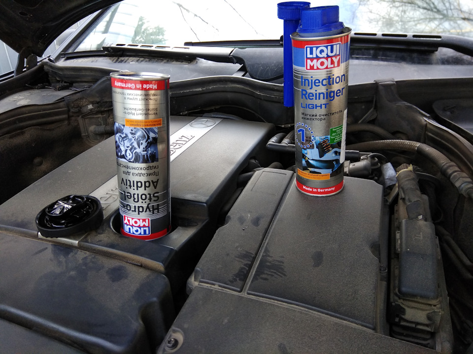 Стоп шум гидрокомпенсаторов и мягкий очиститель инжектора Liqui Moly ...