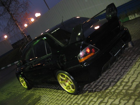 Новые диски Advan RGII — Mitsubishi Lancer Evolution IX, 2 л, 2005 года ...