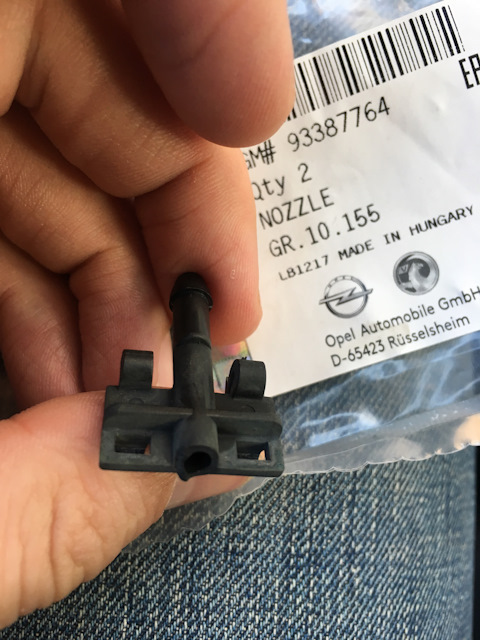 93387764 Форсунка стеклоомывателя GM | Запчасти на DRIVE2