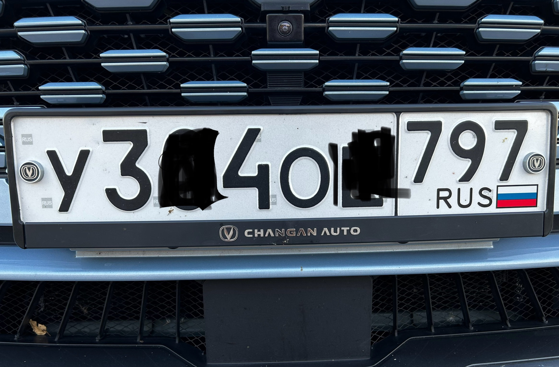 Рамка для номера — Changan Uni-K, 2 л, 2023 года | тюнинг | DRIVE2