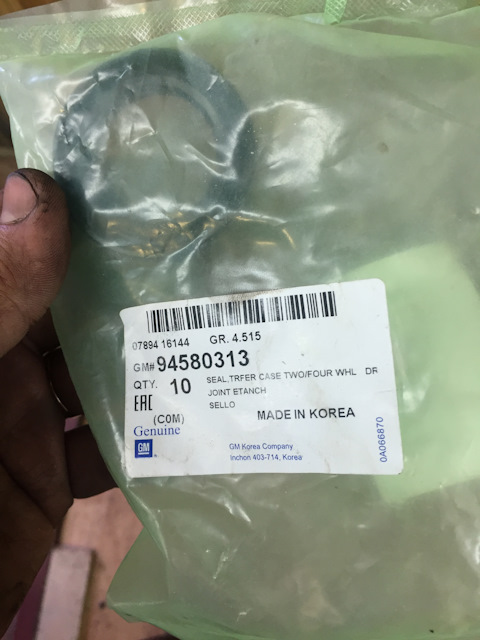 94580313 Сальник привода правый GM | Запчасти на DRIVE2