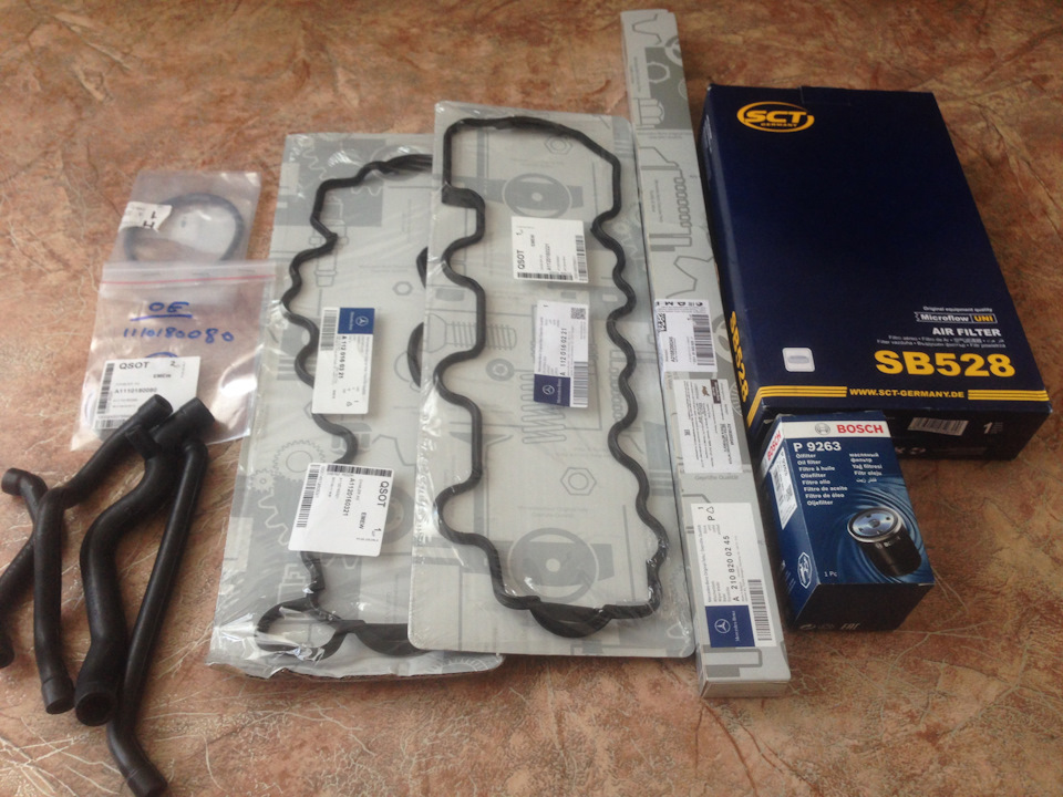 плановое обслуживание двигателя м112 v6 3.2 — Mercedes-Benz E-Class ...