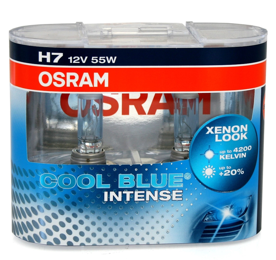 №47 Лампочки Osram cool blue intense h7 K4200 xenon look — Ford Focus ...