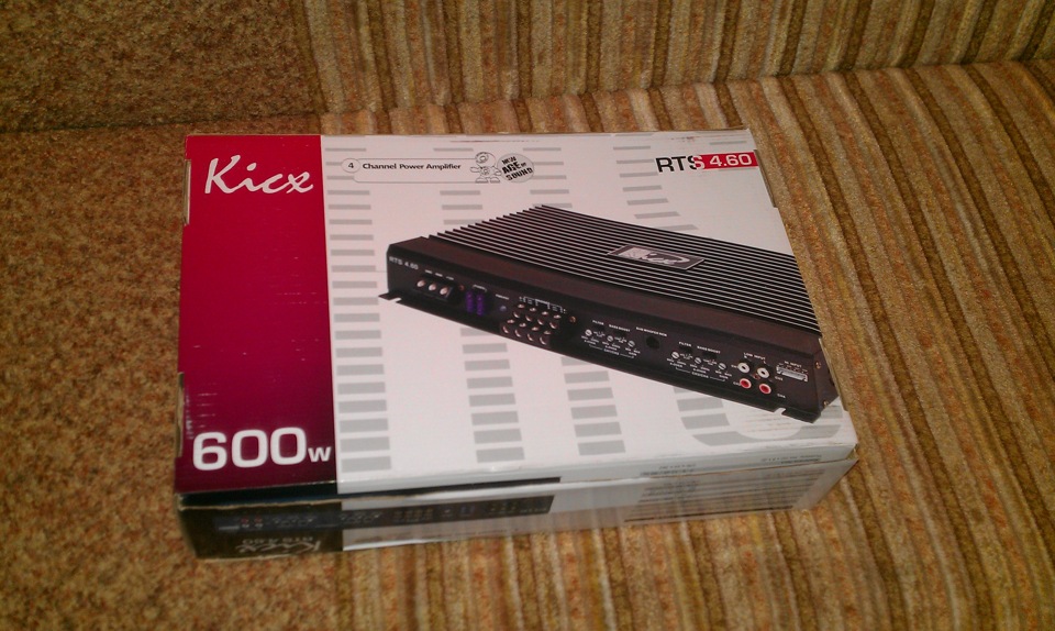 Усилитель Kicx RTS 4.60 — Lada 21124, 1,6 л, 2006 года | аксессуары | DRIVE2