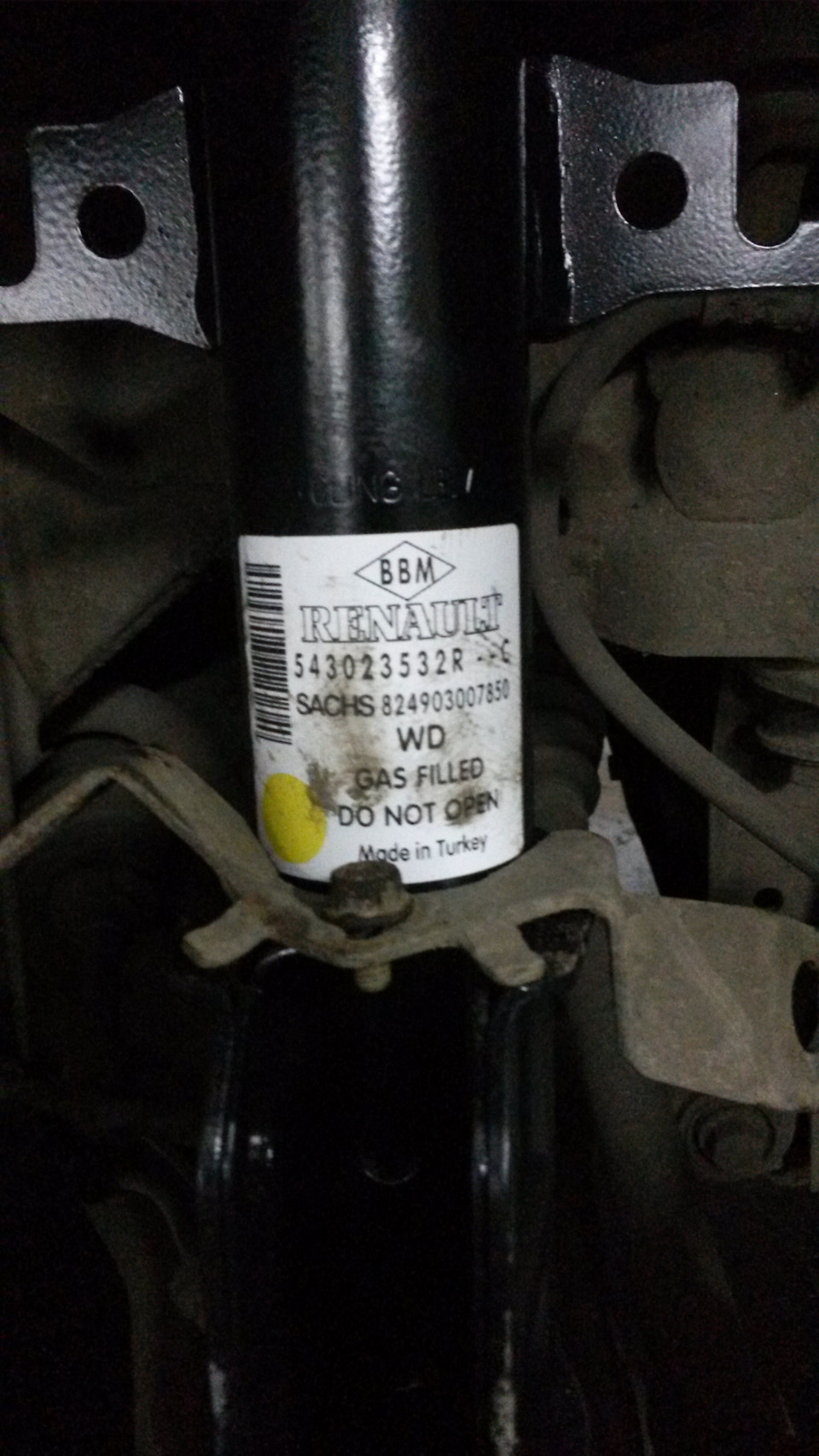 543023532R Амортизатор пер RENAULT | Запчасти на DRIVE2