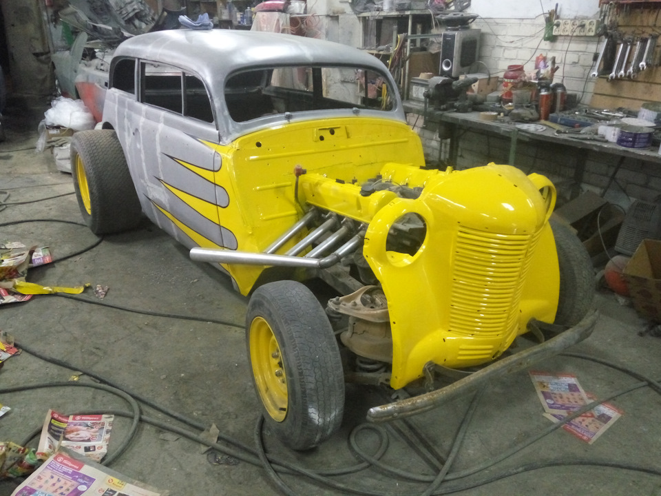 Покрасил — Москвич 400, 4,2 л, 1949 года | стайлинг | DRIVE2