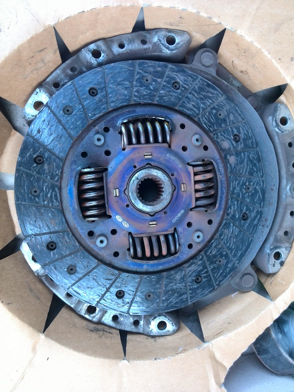 4110023130 Диск сцепления KIA HYUNDAI | Запчасти на DRIVE2