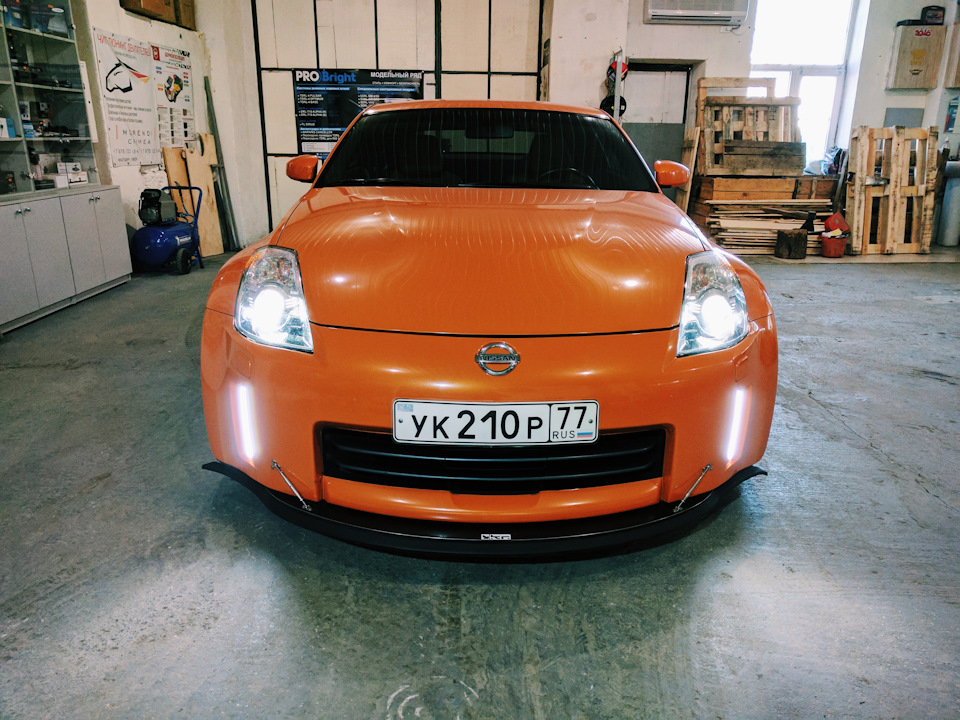 Led Fog — Nissan 350Z, 3,5 л, 2007 года | стайлинг | DRIVE2