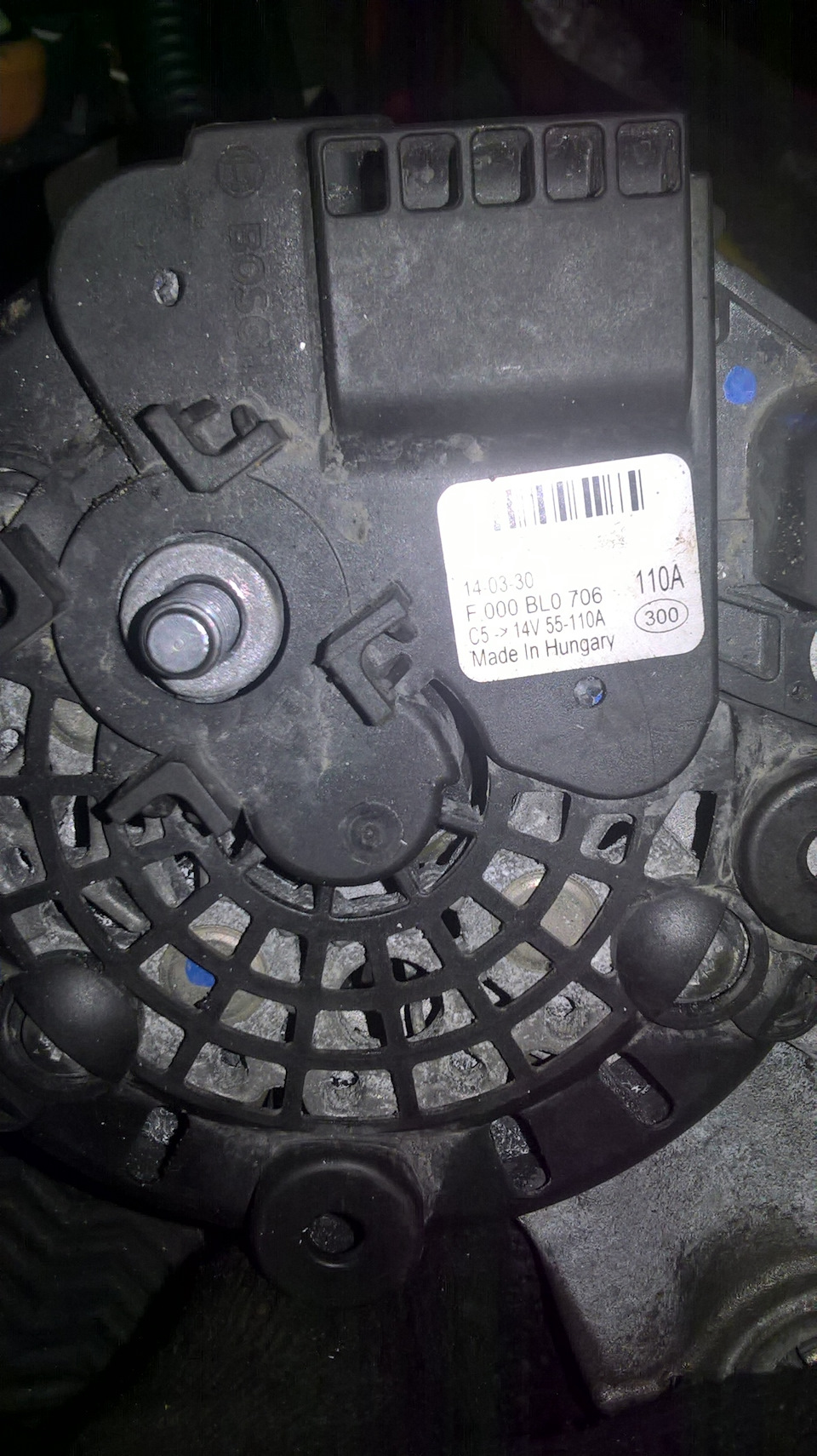 F000BL0706 Генератор BOSCH | Запчасти на DRIVE2