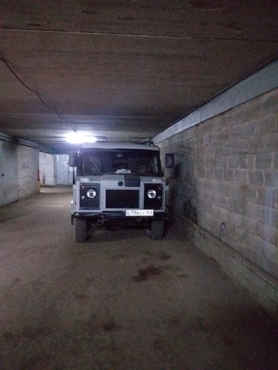 Уаз дефендер морда готова:) — УАЗ 452, 2,9 л, 2007 года | стайлинг | DRIVE2