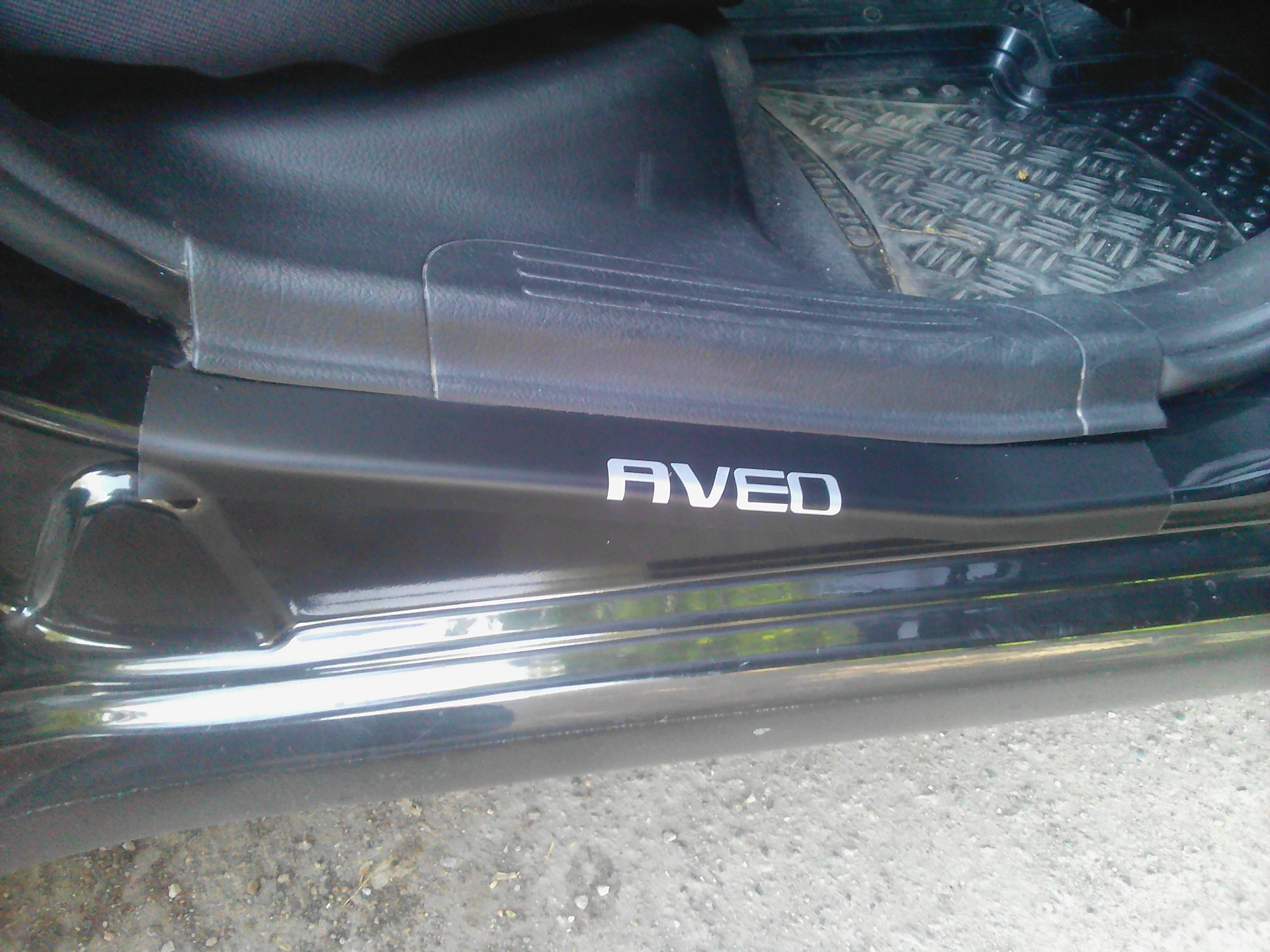 Защитные наклейки на пороги! — ЗАЗ Vida, 1,5 л, 2012 года | аксессуары ...