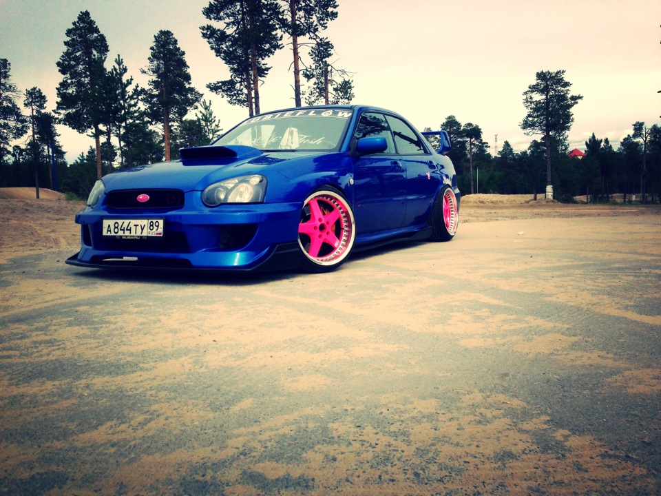 Летний SetUp на stiле — Subaru Impreza WRX STI (GD), 2 л, 2004 года ...
