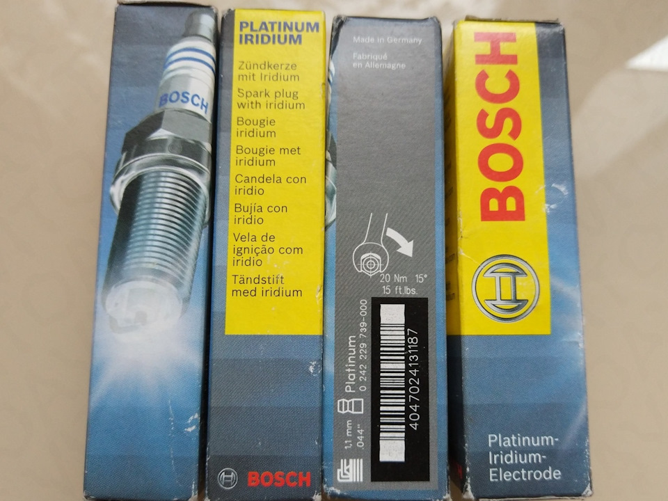 0242229739 Свеча зажигания BOSCH | Запчасти на DRIVE2