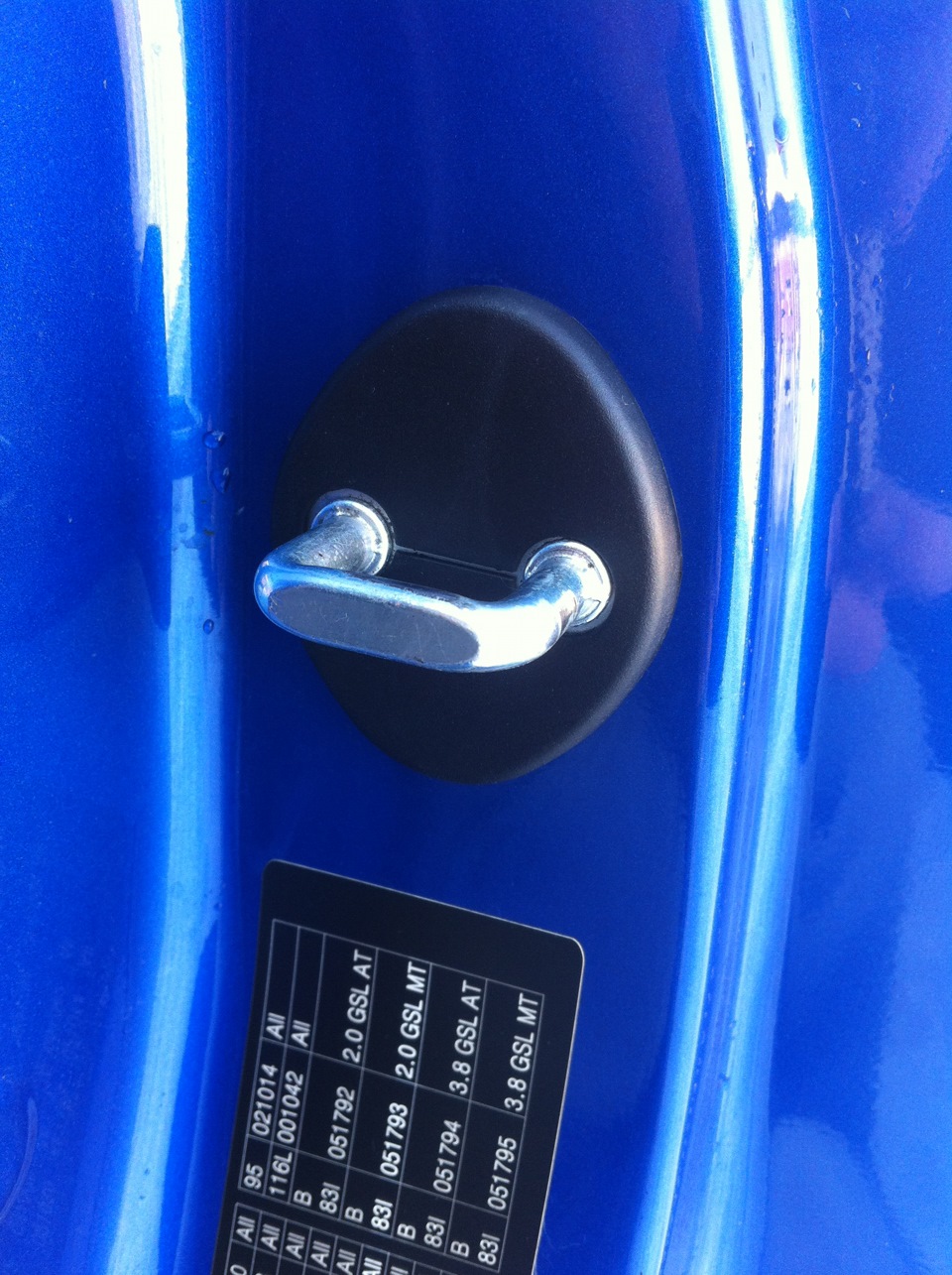 Установка заглушки на дверной замок. — Hyundai Genesis Coupe, 2 л, 2009 ...