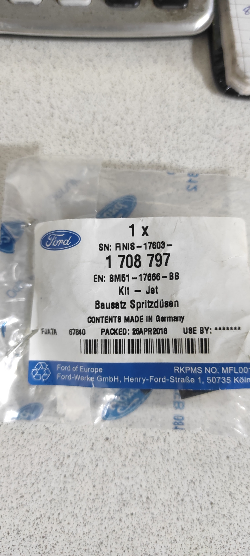 Веерные форсунки и шумоизоляция капота — Ford Mondeo IV, 2 л, 2008 года ...