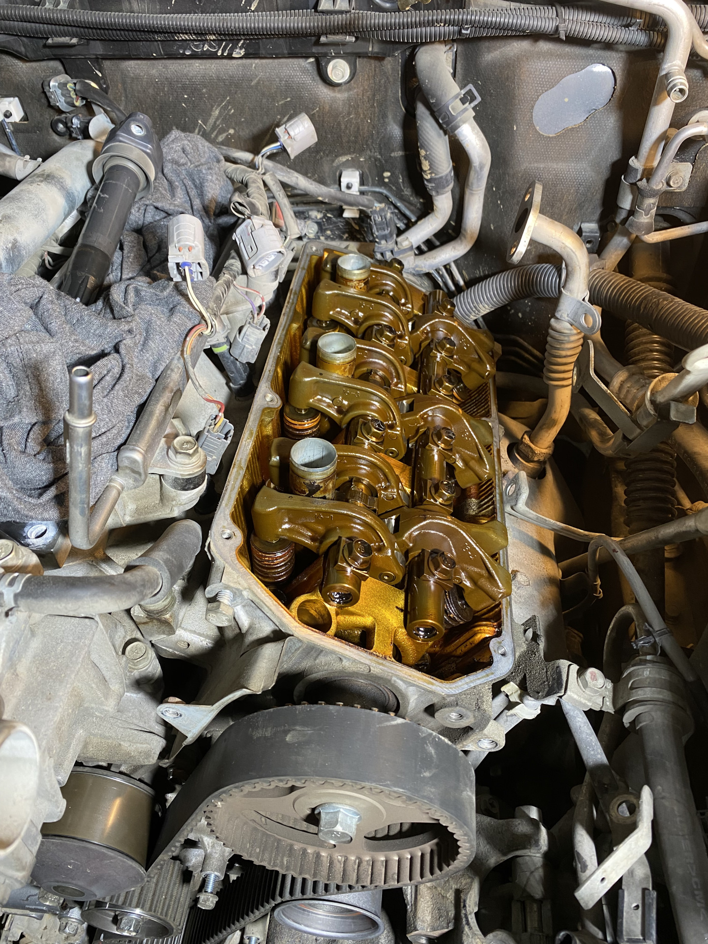 Заменил ремень ГРМ и много еще разных запчастей — Mitsubishi Pajero (4G ...