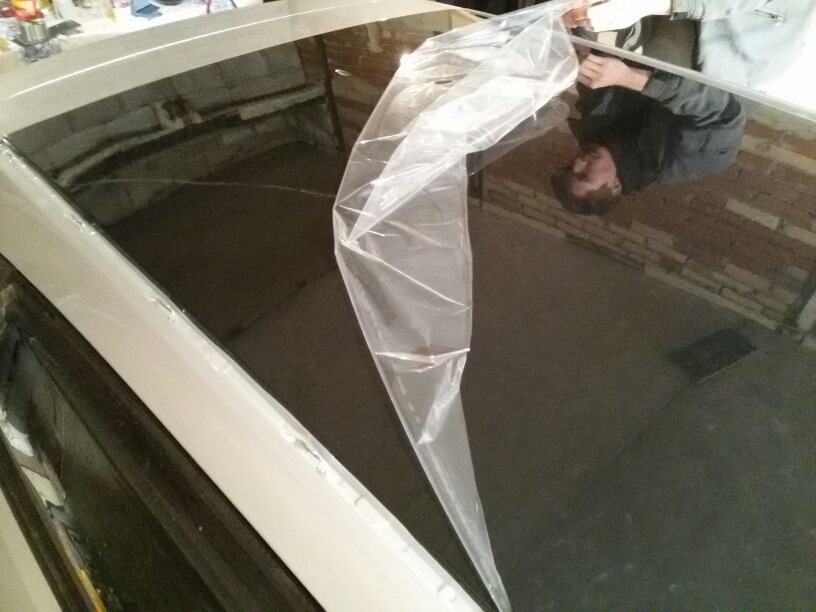 Глянцевая пленка на крышу — KIA Rio (3G), 1,6 л, 2014 года | стайлинг ...