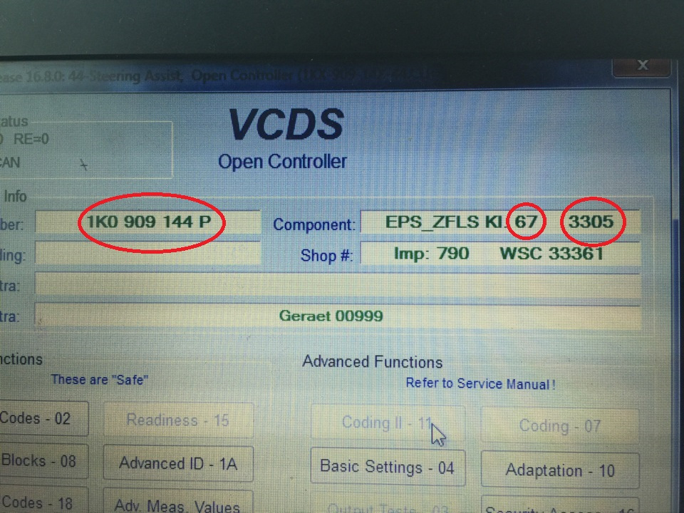 VAG CAN PRO, небольшая инструкция для чайников на примере замены ...