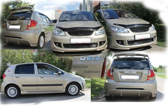 продаю обвес на Hyundai getz рестайл. 16тр — Сообщество «Hyundai Getz ...
