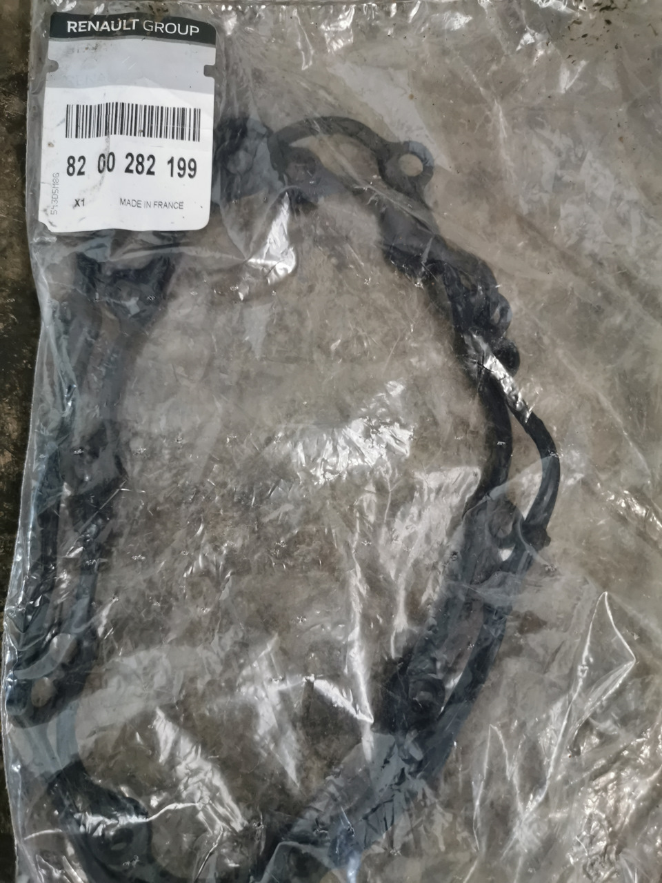 8200282199 Прокладка поддона двигателя (рез) RENAULT | Запчасти на DRIVE2