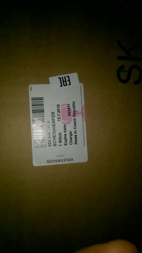 5E5945111A Фонарь задний левый / SKODA Octavia (Седан) 13~ VAG ...