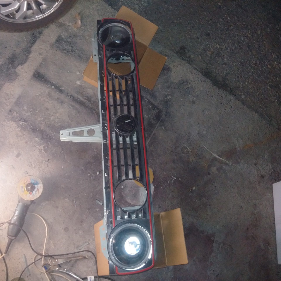 вот и все, rallye front — Volkswagen Golf Mk2, 2,8 л, 1986 года ...