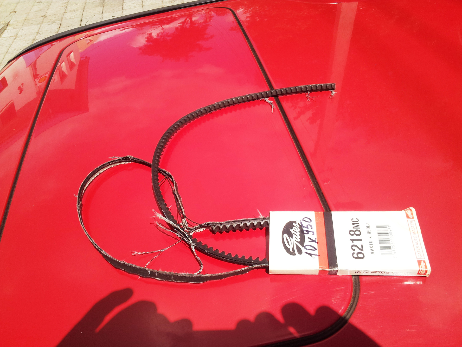 Нежданчик с ремнём генератора… :-( — Volkswagen Passat Variant (B3), 1 ...