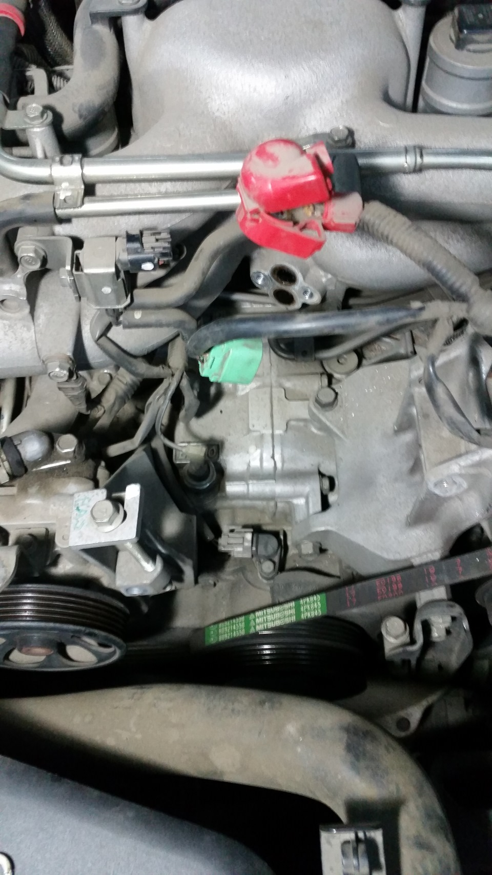 Почистил ЕGR. Поменял ремень генератора. — Subaru Legacy (BL/BP), 2 л ...