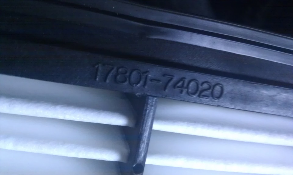 Новый воздушный фильтр — Toyota Carina E, 1,6 л, 1993 года | расходники ...