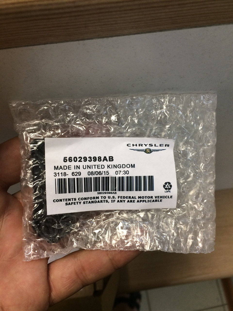 Купил датчик давления в шинах. — Jeep Grand Cherokee (WK2), 3,6 л, 2011 ...