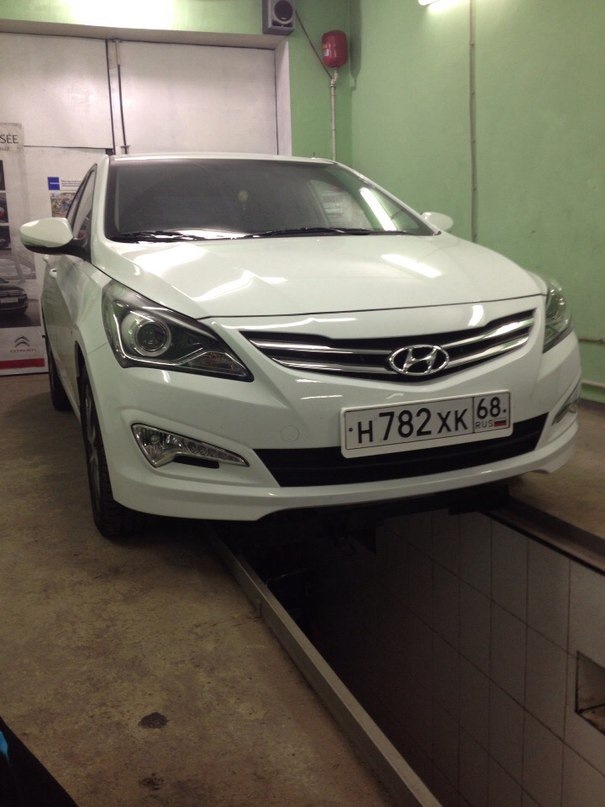 Ровные цифры — Hyundai Solaris (1G), 1,6 л, 2015 года | просто так | DRIVE2