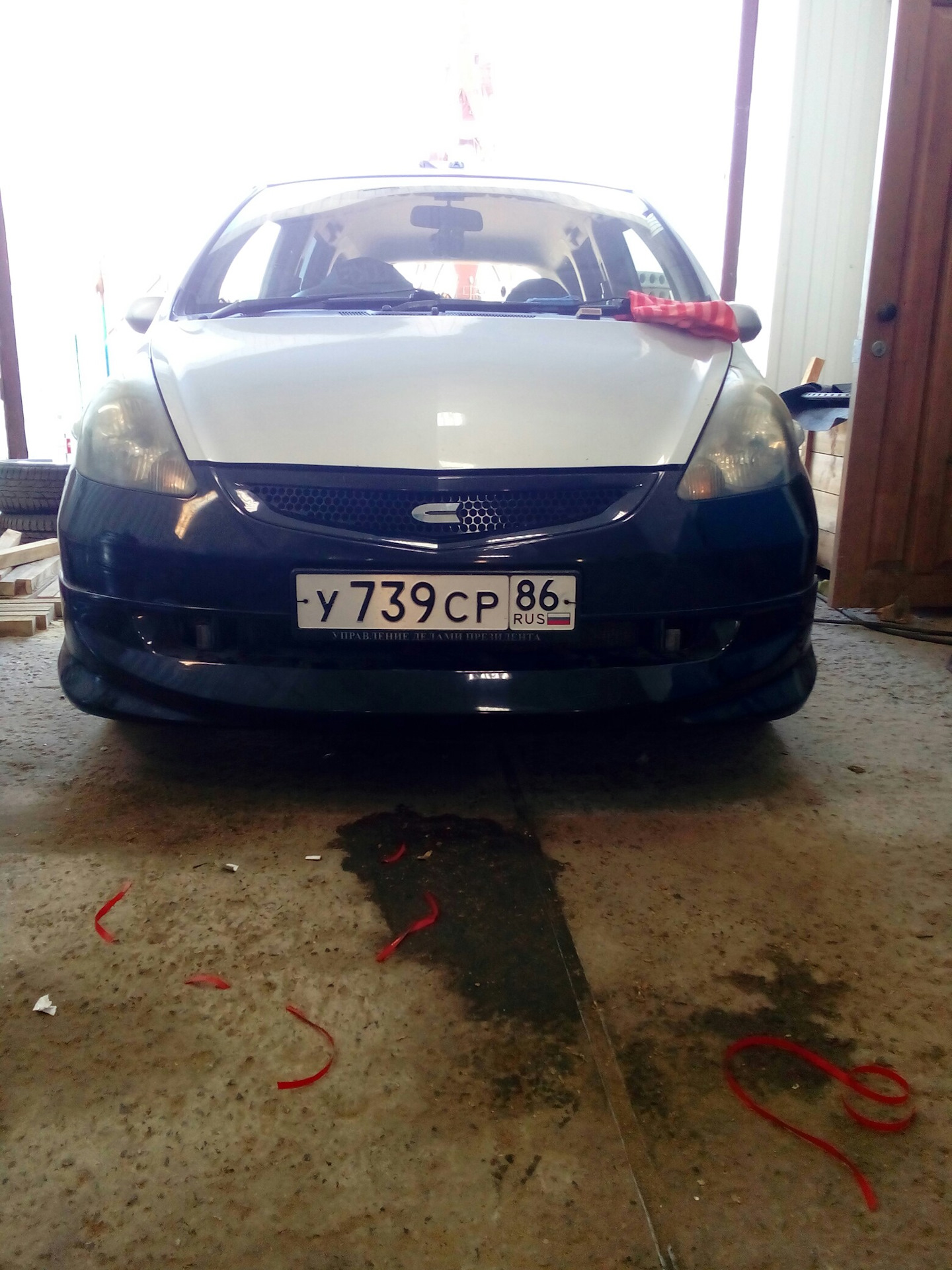 Установка Doov красота! Надо видеть в живую)) — Honda Fit (1G), 1,3 л ...