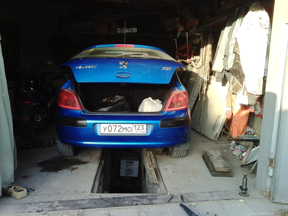 брызговики досвидос — Peugeot 307, 1,6 л, 2004 года | рейтинг и ...