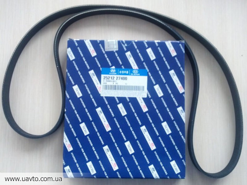 2521227400 ПРИВОДНОЙ РЕМЕНЬ L=90СМ KIA HYUNDAI | Запчасти на DRIVE2