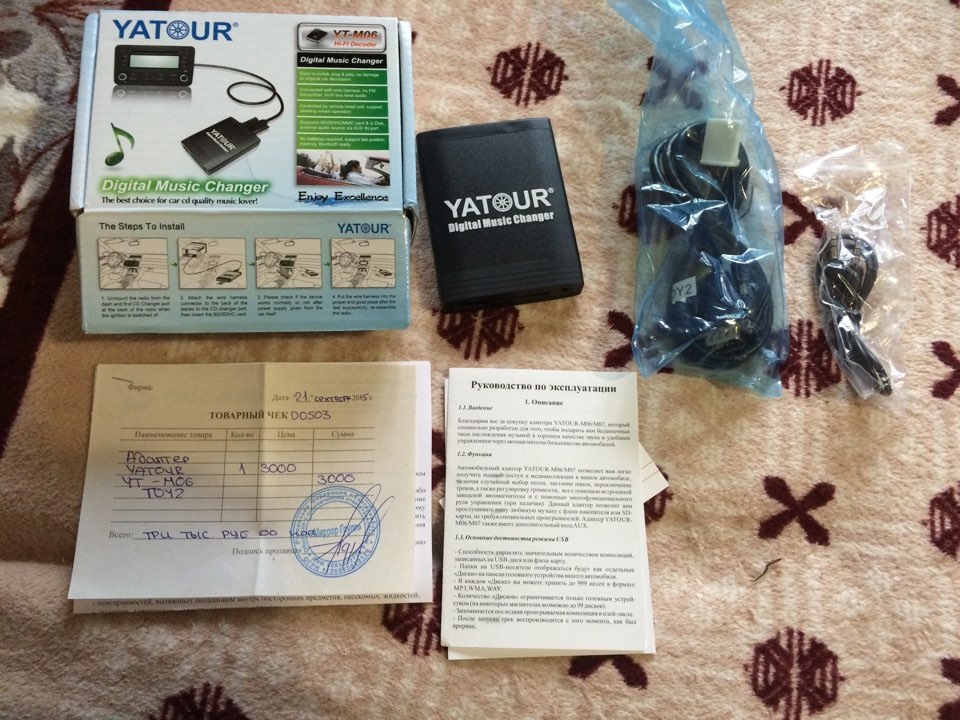 Установка Yatour YT-M06 — Lexus RX (2G), 2009 года | автозвук | DRIVE2