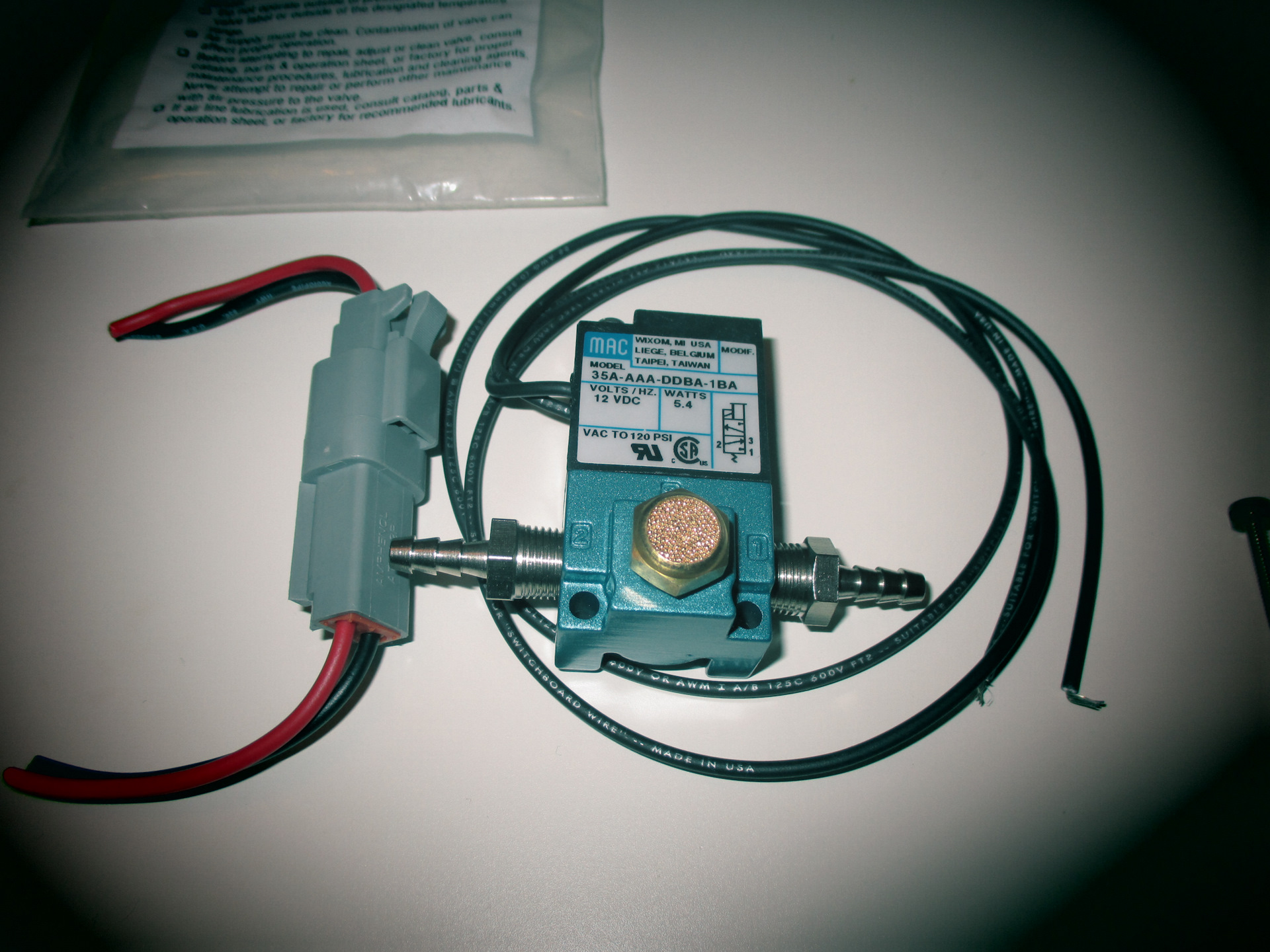 MAC Boost controller solenoid — Nissan Bluebird (910), 2 л, 1980 года ...