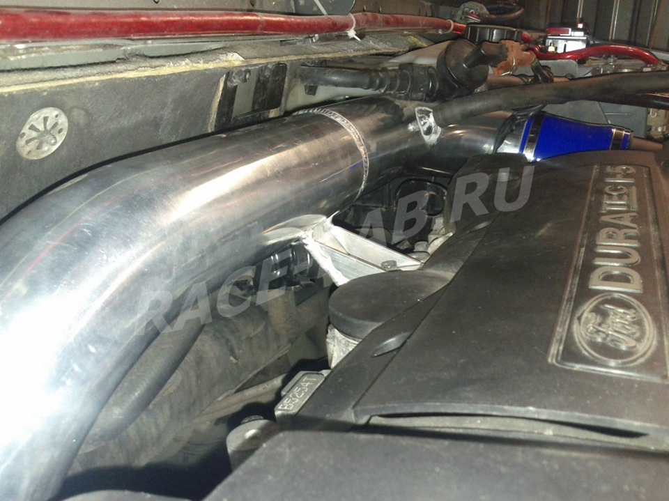Установка интеркуллера и холодного впуска — Ford Mondeo IV, 2,5 л, 2007 ...