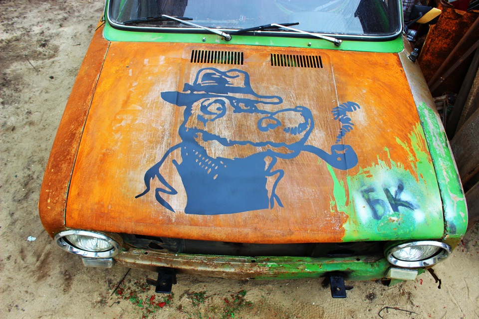 Rat Look Style [3] — Крокодил Гена — Lada 2102, 1,2 л, 1977 года ...