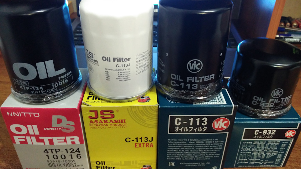 Подборка масленого фильтра — Toyota Rush (1G), 1,5 л, 2007 года ...