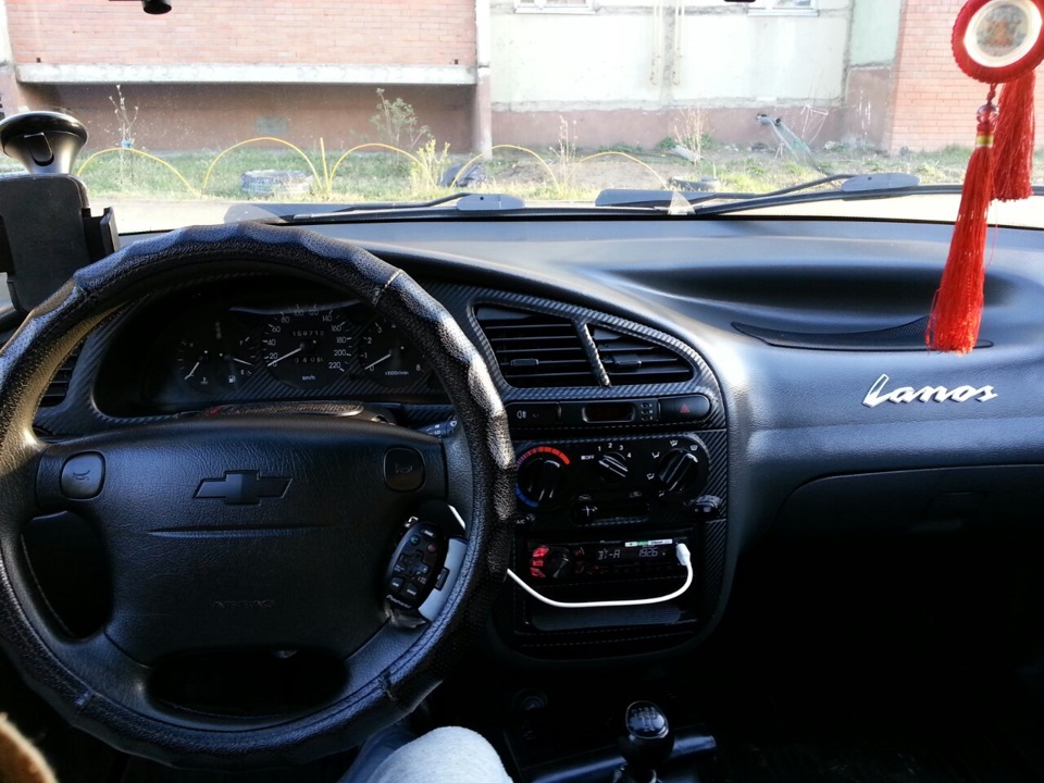 Магнитолка — установленна — Chevrolet Lanos, 1,5 л, 2008 года ...
