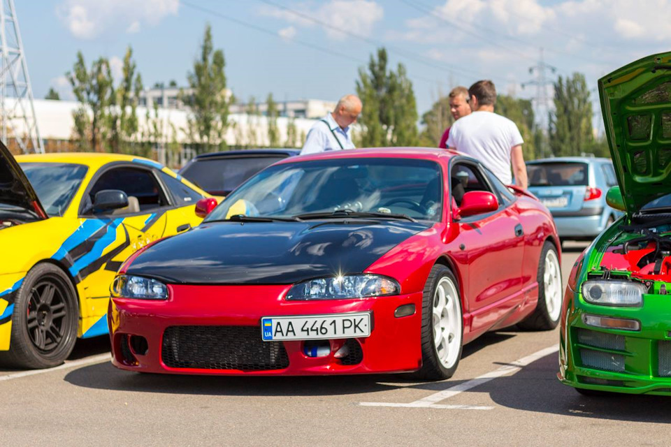 Летняя встреча JDM in ua. — Mitsubishi Eclipse (2G), 2 л, 1996 года ...
