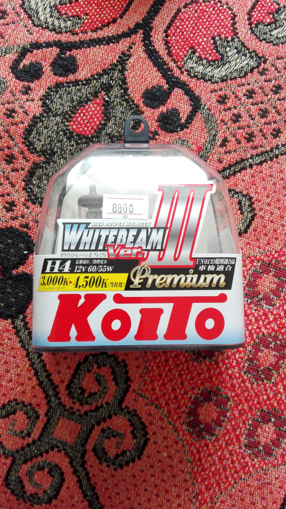 Koito Whitebeam III H4 4500K 12V 60/55W лампы галогенные — Hyundai Solaris (1G), 1,6 л, 2014 ...