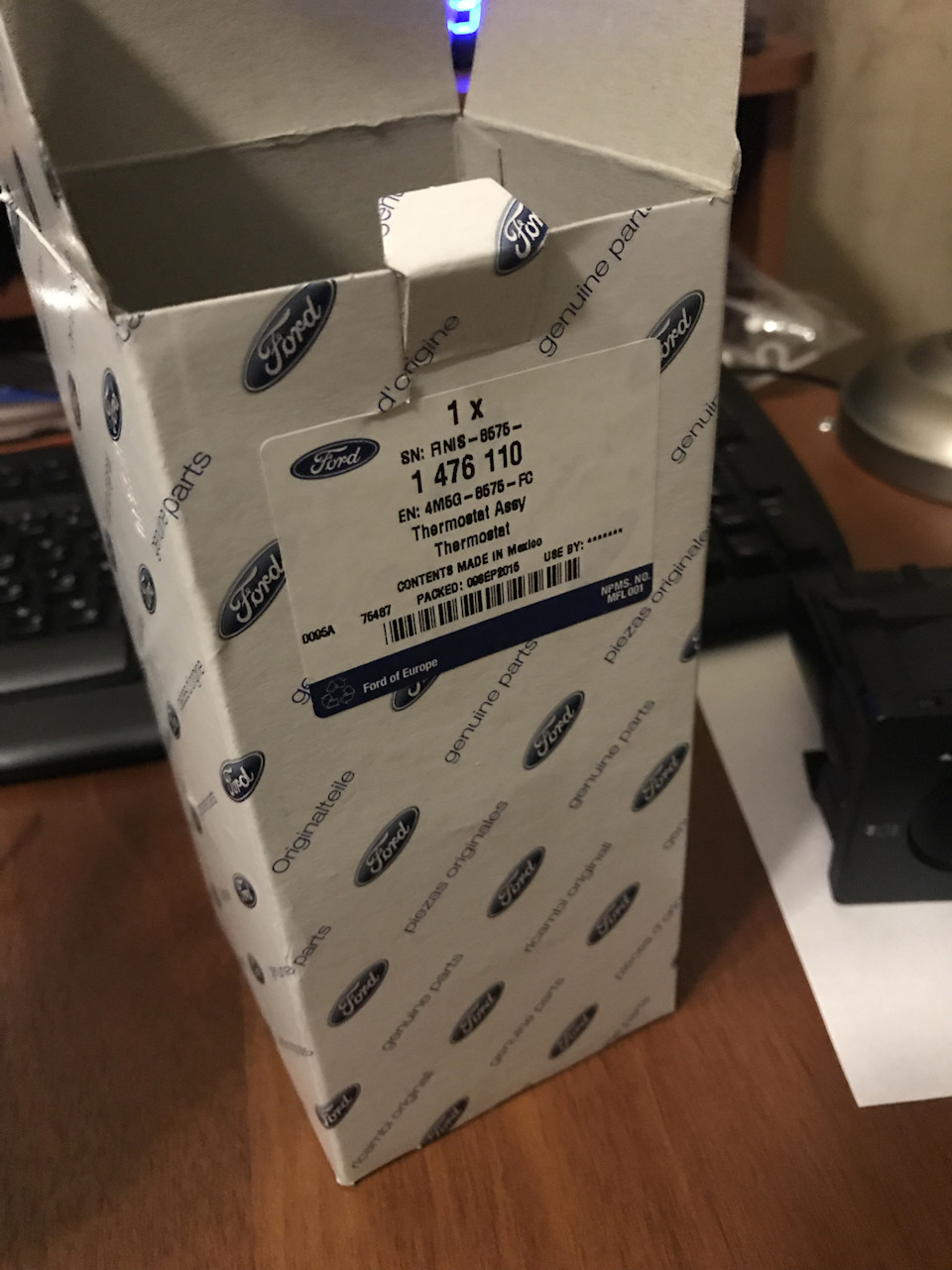 1476110 Термостат / 1,8/2,0 Duratec HE 03~ Ford | Запчасти на DRIVE2