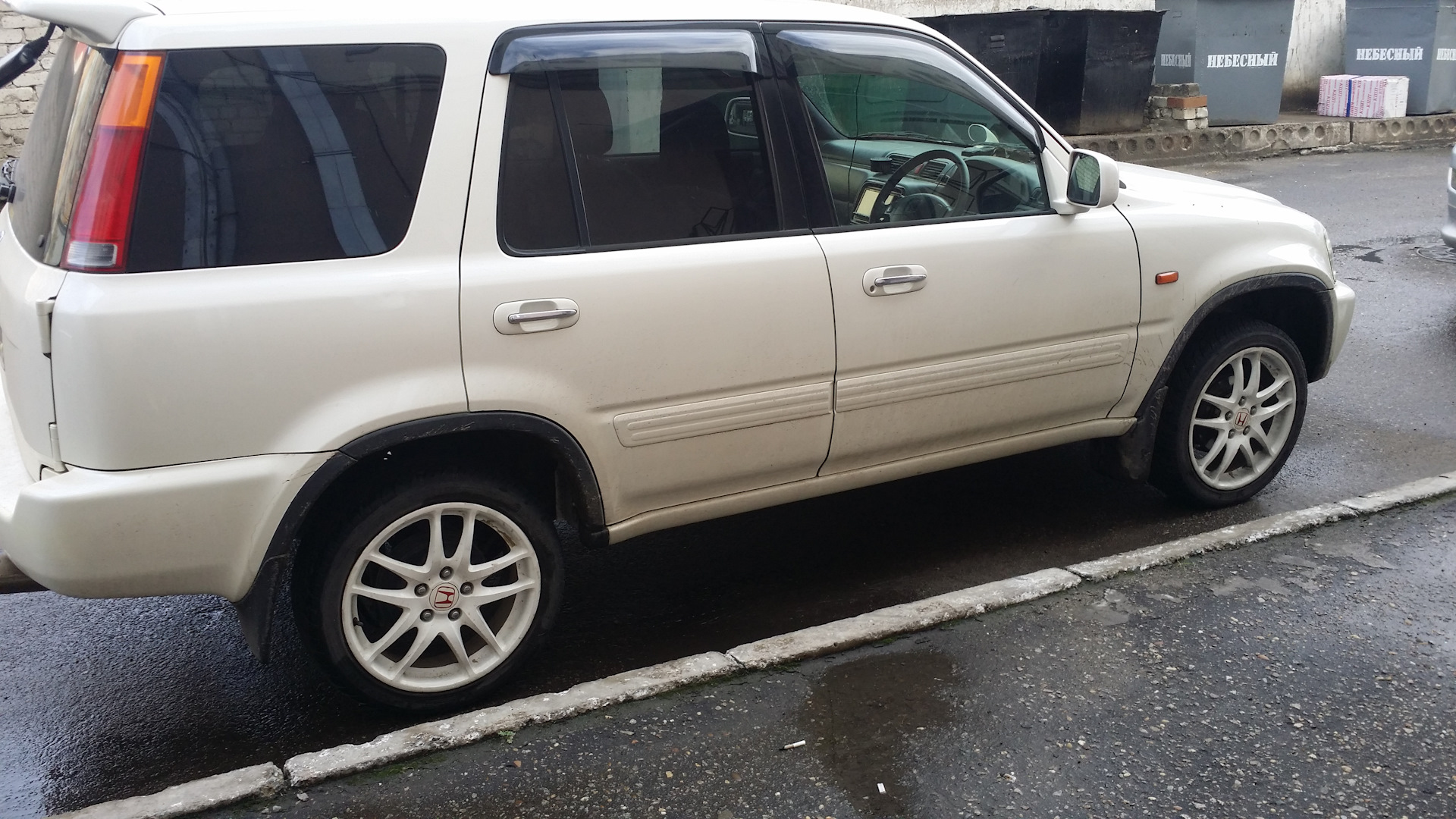 Купил 17'' диски с Integra type R… — Honda CR-V (RD1, RD2), 2 л, 1999 года | колёсные диски | DRIVE2